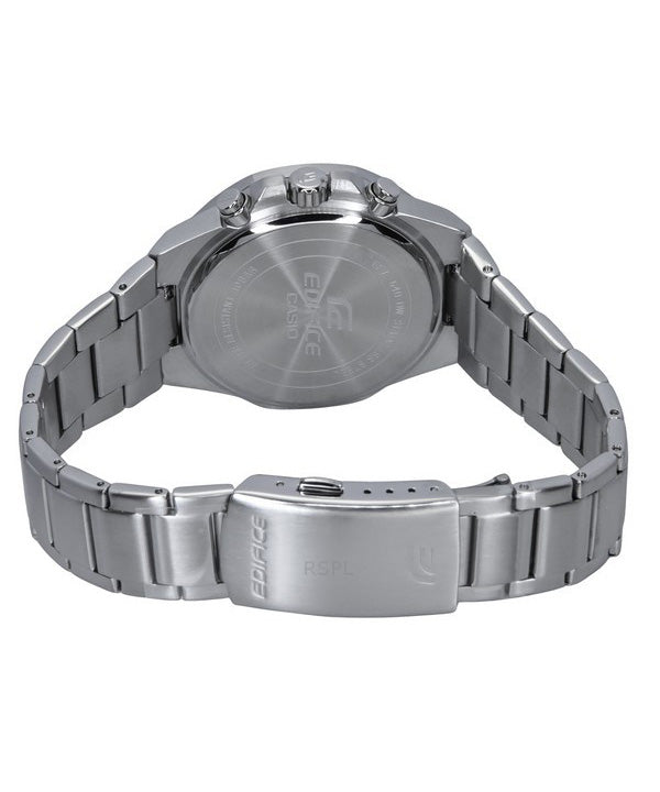 Casio Edifice Standard Chronograph Analog Stainless Steel Blue Dial Qu