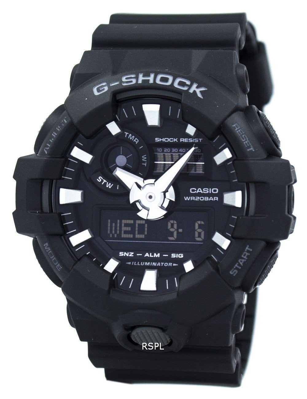 Refurbished Casio G-Shock Analog Digital GA-700-1B GA700-1B Men's Watc
